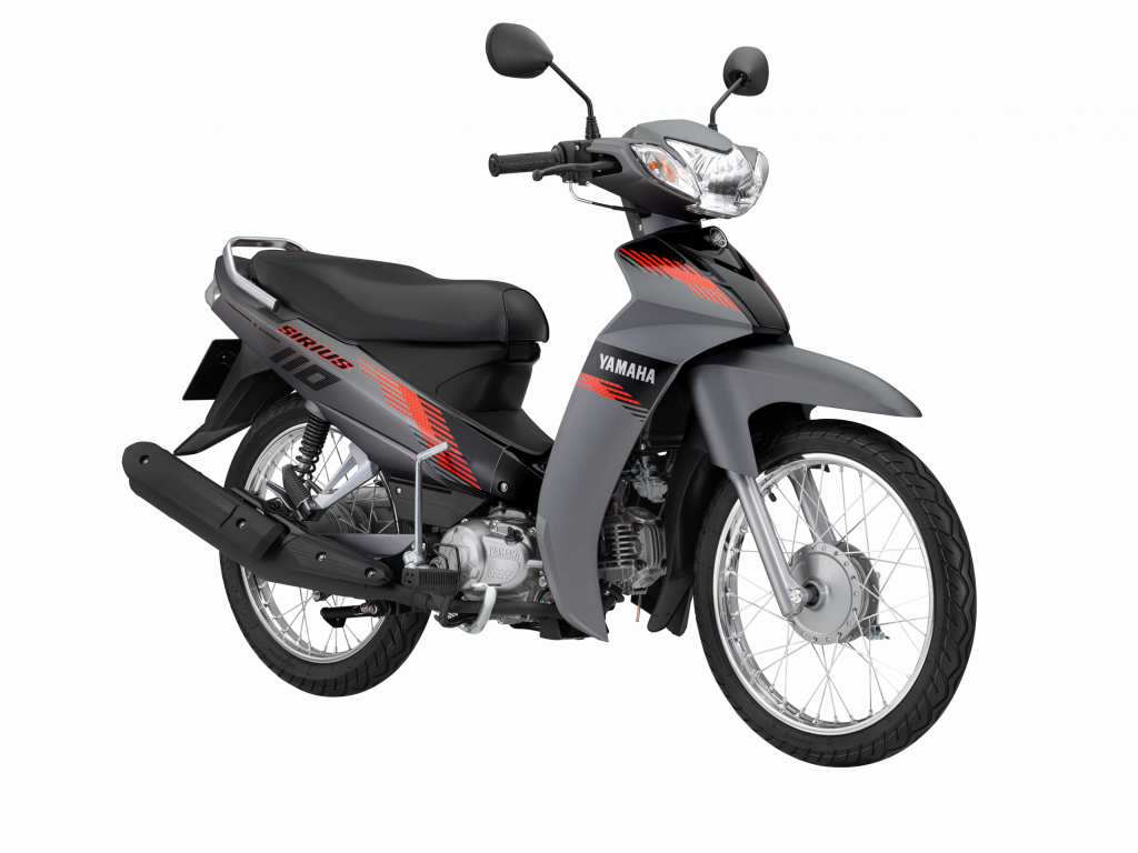 Yamaha Sirius phiên bản phanh cơ màu mới 2026