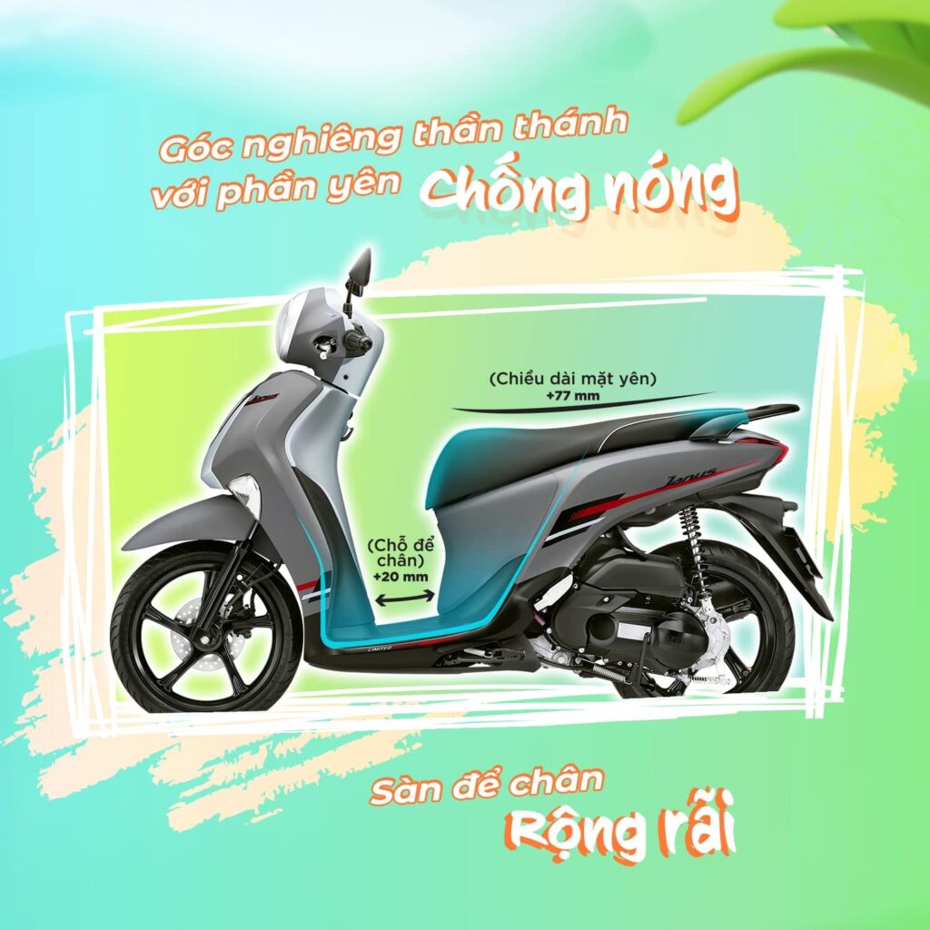 Yamaha Janus 125 hoàn toàn mới: Điểm cải tiến và giá bán